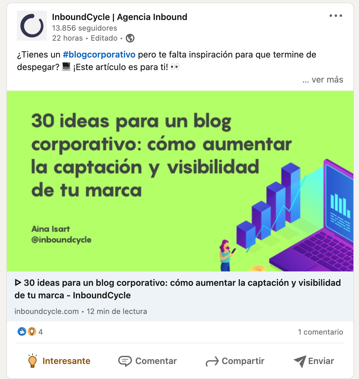 ᐅ ¿Qué es un post? Significado y cómo redactarlo - InboundCycle