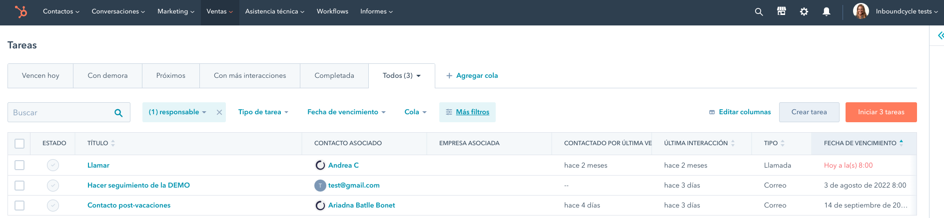 ᐅ Tareas en HubSpot: cómo utilizarlas y 6 trucos- InboundCycle